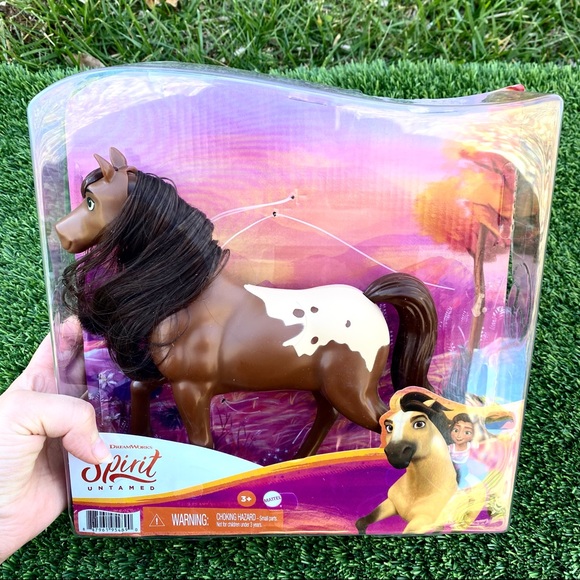Mattel | Toys | Spirit Untamed Chesnut Pinto Horse Toy | Poshmark